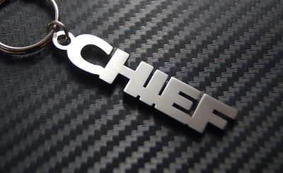 Chef Porte-Clé sur-Mesure Acier Inoxydable Boss Leader Règle Cadeau | eBay