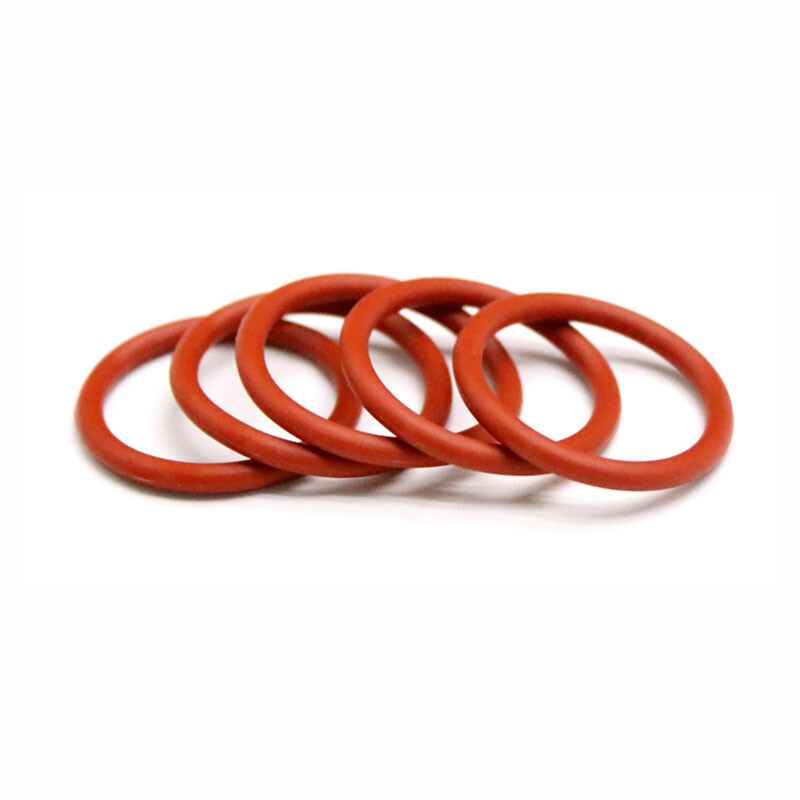 Red Silicone O-ring Waterproof And High-temperature Resistant Seal 5mm ...