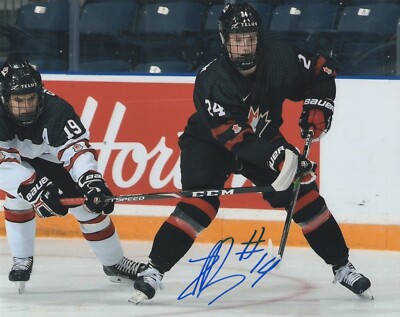 ZACH DEAN SIGNED AUTOGRAPH TEAM CANADA 8X10 PHOTO LAS VEGAS GOLDEN ...