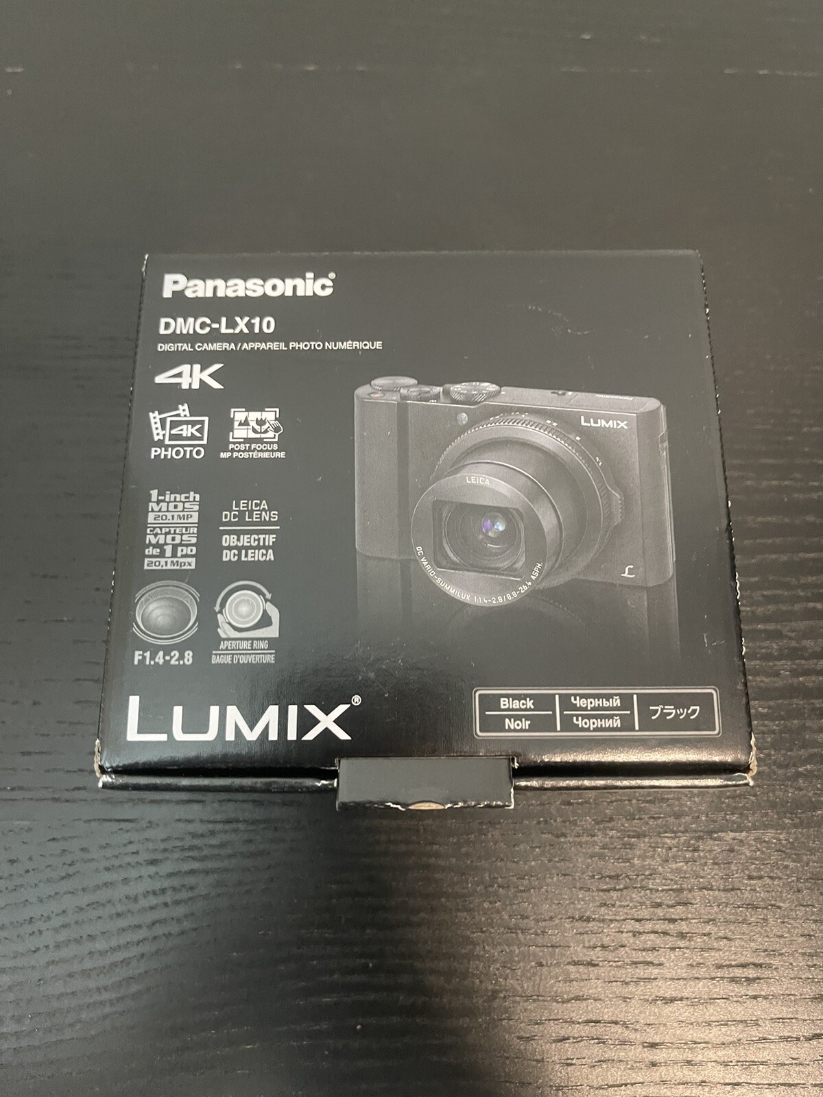 Panasonic LUMIX LX10 20.1MP Digital Camera - Black (Kit w/ 24-72mm Lens ...