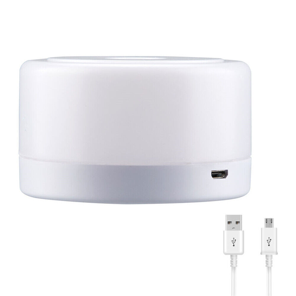 LED Night Light Wireless Mini Touch Lamp Bedroom Lamp Portable USB ...