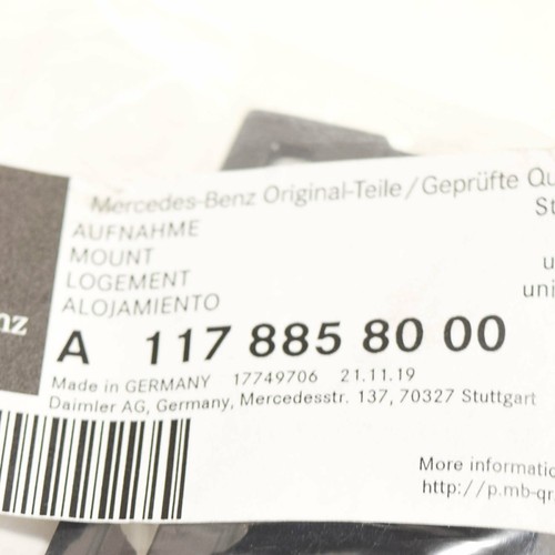 MB CLA C117 FRONT BUMPER RIGHT CENTRAL INSIDE FIXTURE A1178858000 | eBay