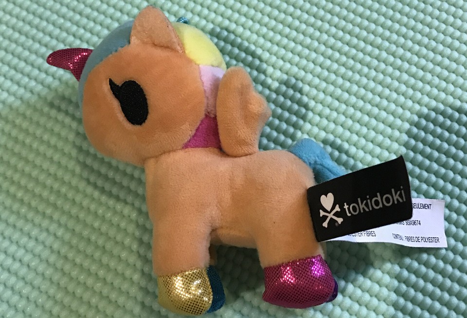 Tokidoki Unicorno Mini 4" Plush Keychain Collection Kaili Orange ...
