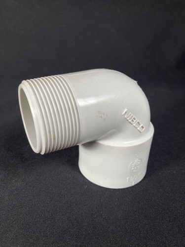 1-1/2" NIBCO PVC Sch. 40 90° Street Elbow (MPT x FPT) | eBay