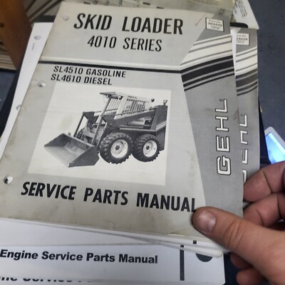 GEHL SL4510 SL4610 SKID STEER Loader Parts Catalog List Spare Manual ...