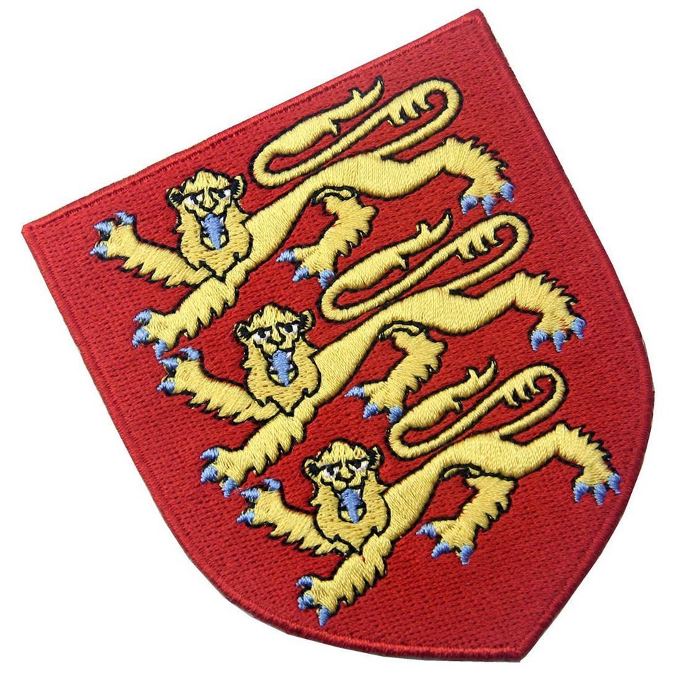 Embroidered patch Iron Sew on appliques badges England British Shield ...