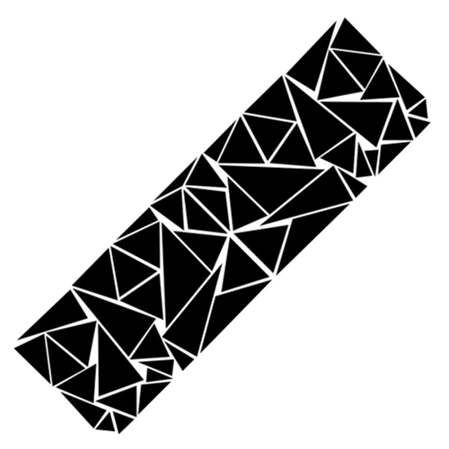 78"x23" Car Side Stickers Camouflage Triangles Graphics Decals Carbon ...