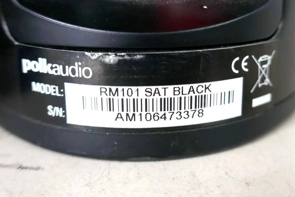 pair POLK AUDIO RM 101 SAT Speakers - Black - Free Shipping | eBay