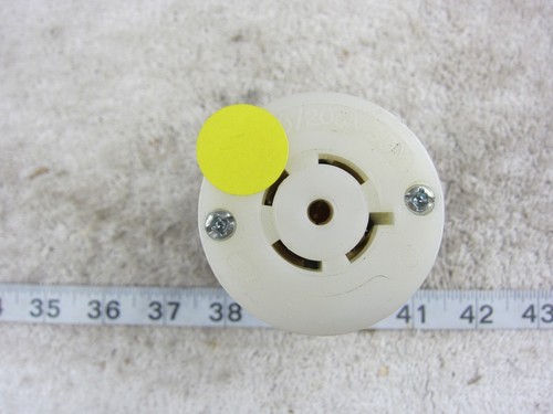 Hubbell HBL 2513 20A 120/208V 3ØY Twist-Lock Connector L21-20R, Used | eBay