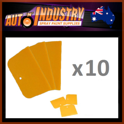 10 PACK QUALITY PLASTIC FILLER APPLICATORS BOG BODY TOOL BULK DIY PAINT ...