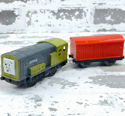 Thomas & Friends Trackmaster DODGE 2009 Train Engine W Cargo Car ...