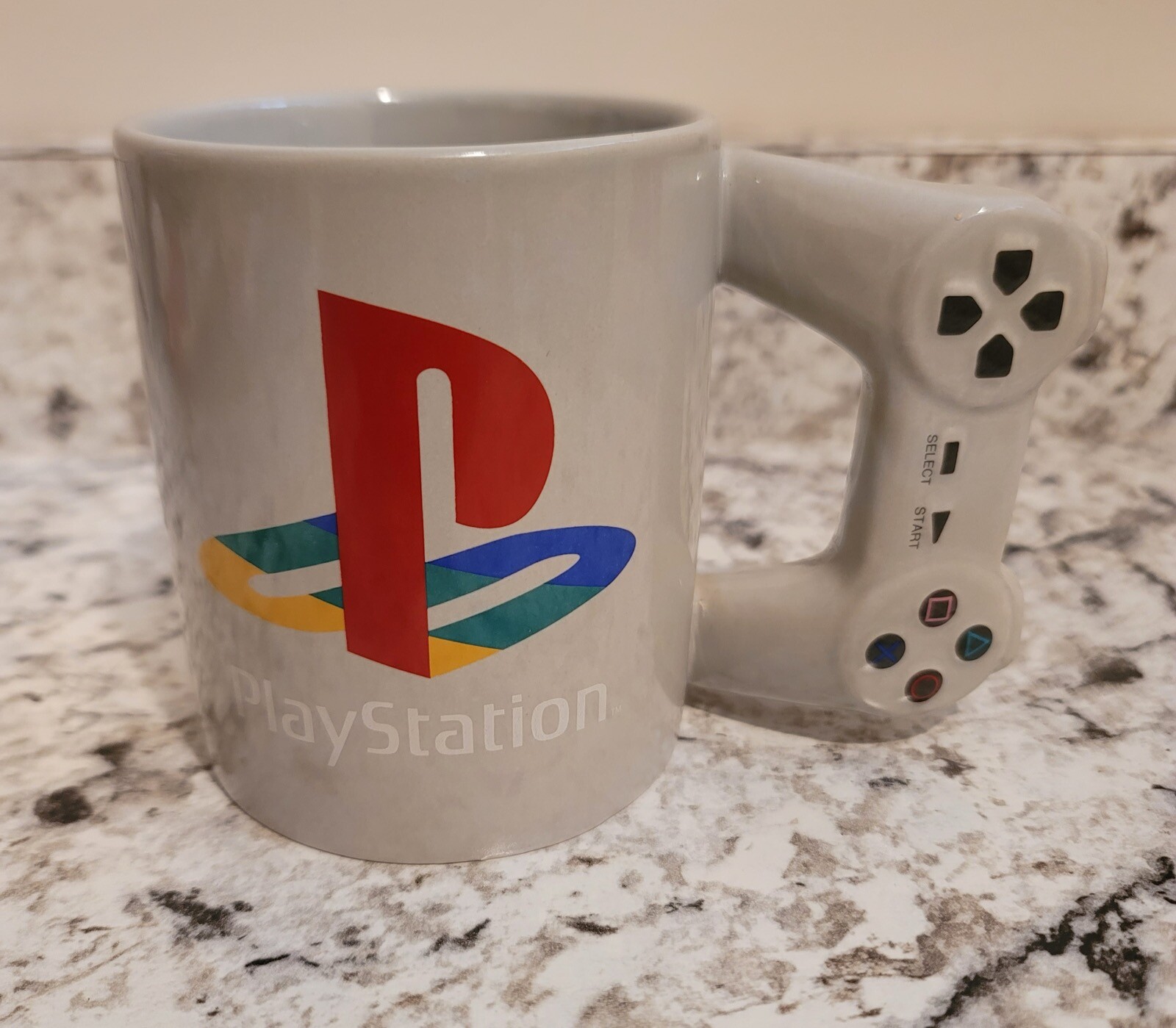 Sony Playstation Retro Controller Handle Ceramic Mug Coffee Cup Gray ...