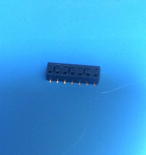 10x HLE-107-02-G-DV SAMTEC CONNECTOR RCPT 14 POSITION .100" SMD GOLD 2 ...