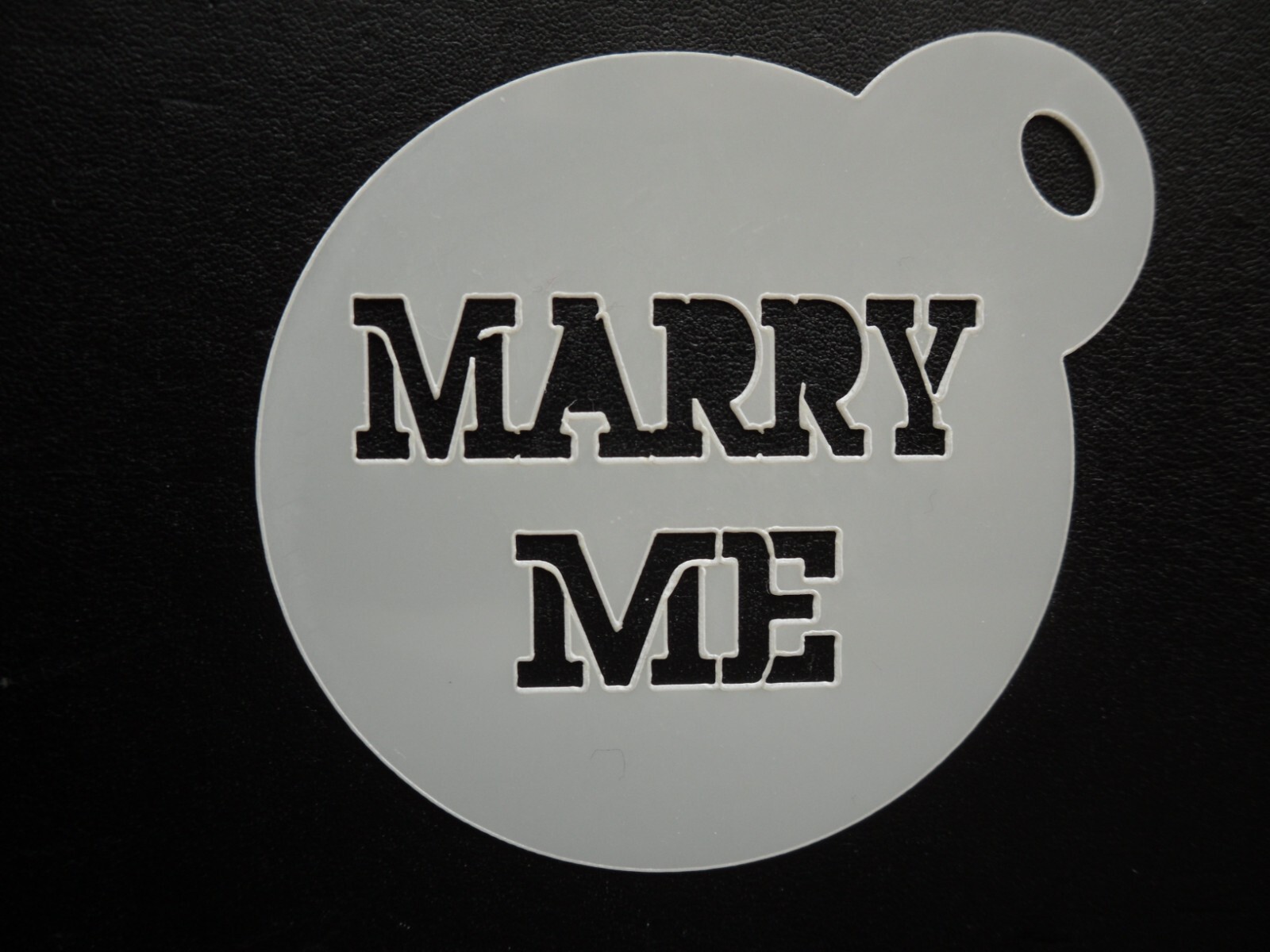 60mm marry me design cake, cookie, craft & face painting stencil | eBay UK