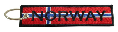NORWAY Flag Key Chain, 100% Embroidered | eBay