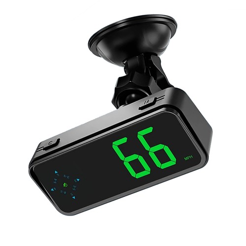 Portable Mini LED Digital Speedometer for GPS Car HUD Head Up Display ...
