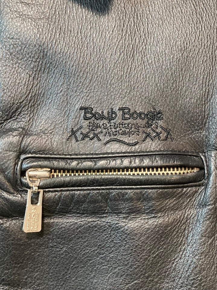 Bomb Boogie vintage 90's leather jacket Black color Shell 100% leather ...
