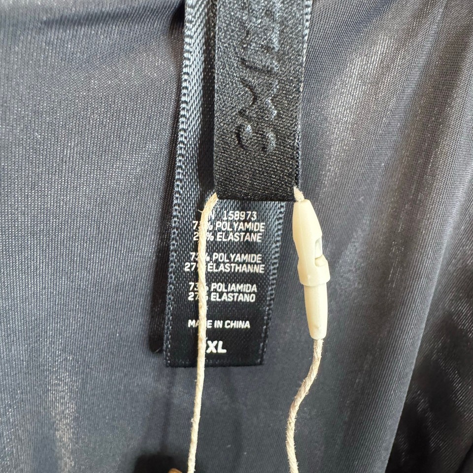 Skims Onyx Night Out Mini Dress Black Stretch Sexy Club Women's XL New ...