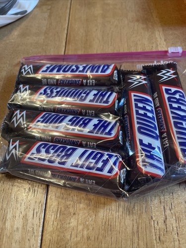 Buy Wwe 2021 Snickers Bars all 5 superstars 6th Bar Is Snickers Bar Wwe ...