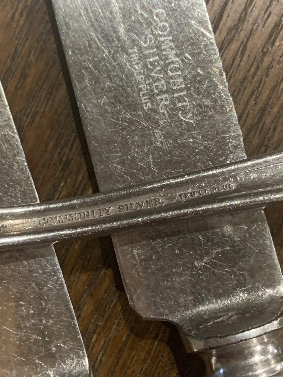 Community Silver Triple Plus Flatware, (1 Fork, 2 Knives.). 3 Pc Lot | eBay