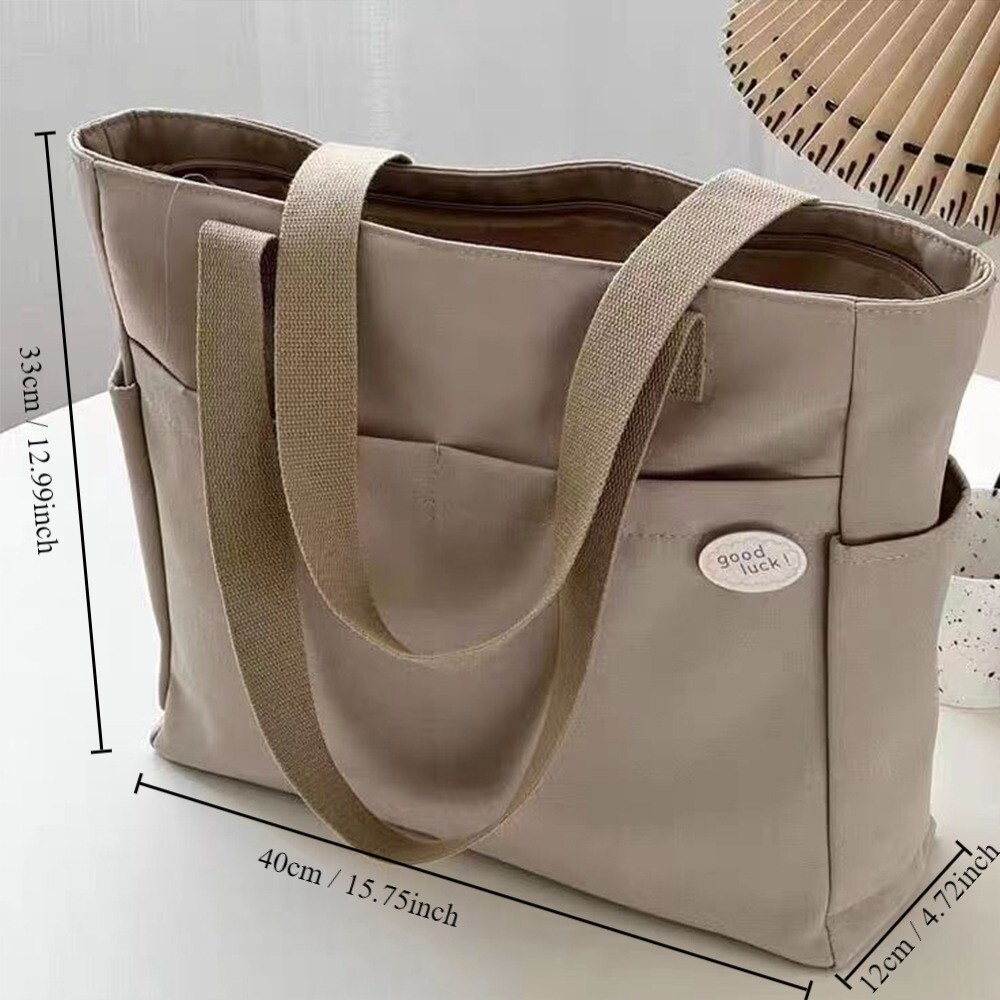Multipurpose Tote Bag Multi-pocket Women Shopping Bag Versatile Handbag ...