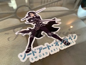 Sword Art Online - Anime - Kirito Sticker Vinyl Sign Decal Custom Manga ...
