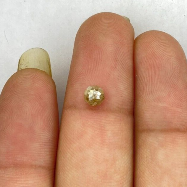 Diamond Octagon Shape 0.68tcw Grayish yellow Color Brilliantcut Natural ...