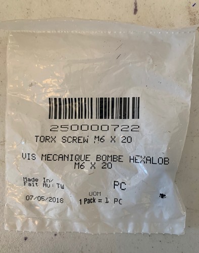 BRP 250000722 Can-Am Ski-Doo Torx Screw M6 X 20 | eBay