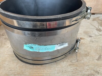 NEW Fernco 1056-88RC 8"CI/PLx8"CI/PL Cast Iron Strong Back Plastic ...