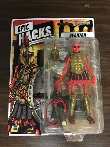 EPIC HACKS Skeletons Spartan Action Figure | eBay