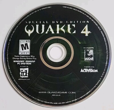 Quake 4 Special DVD Edition PC Game 2005 (Disc Only) | eBay