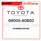 69005-60B20 TOYOTA GENUINE CYLINDER & KEY SET 6900560B20 OEM | eBay