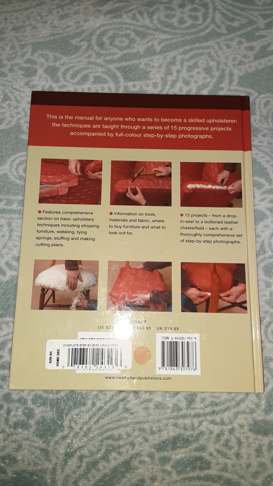 Complete Step-by-Step Upholstery by David Sowle and Ruth Dye (2005 ...