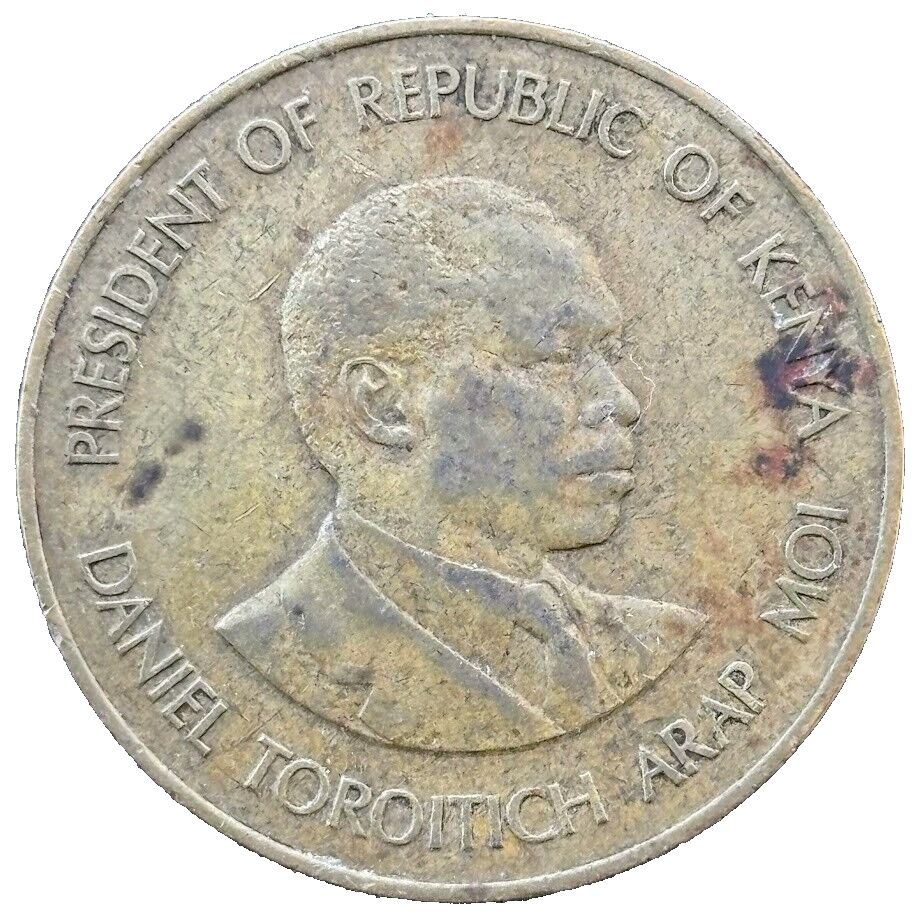 1984 Kenya Coin 10 Ten Cents Africa Foreign World Coins KM# 18 FREE ...