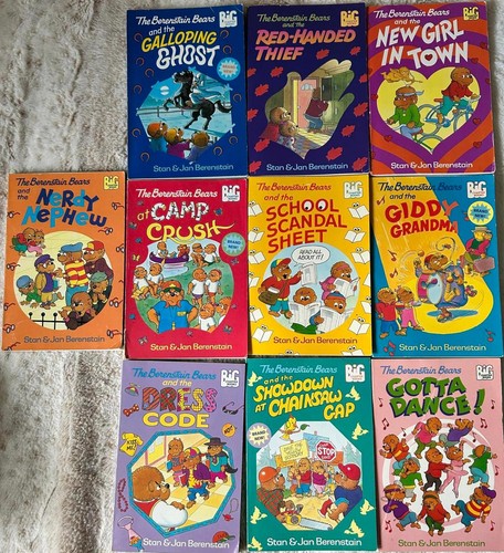Berenstain Bears Big Chapter Books Lot of 10 Stan & Jan Berenstain ...