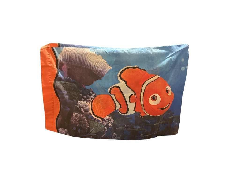 Vintage Disney Pixar 2003 Finding Nemo Pillow Case (1) With Dory, Nemo ...