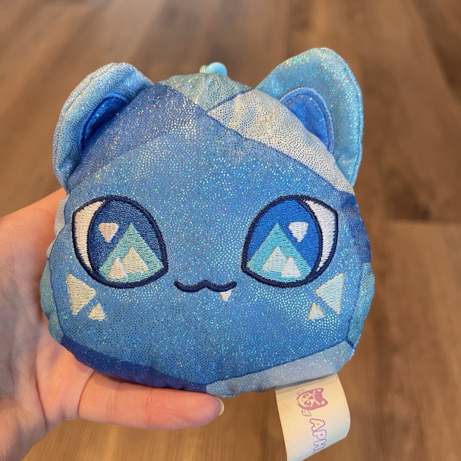 Aphmau MeeMeows Emerald Green Sapphire Blue Cat Clip Keychain 4" | eBay