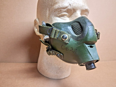 Gentex MBU Oxygen Mask Extra Long Flight Mask US Pilot | eBay