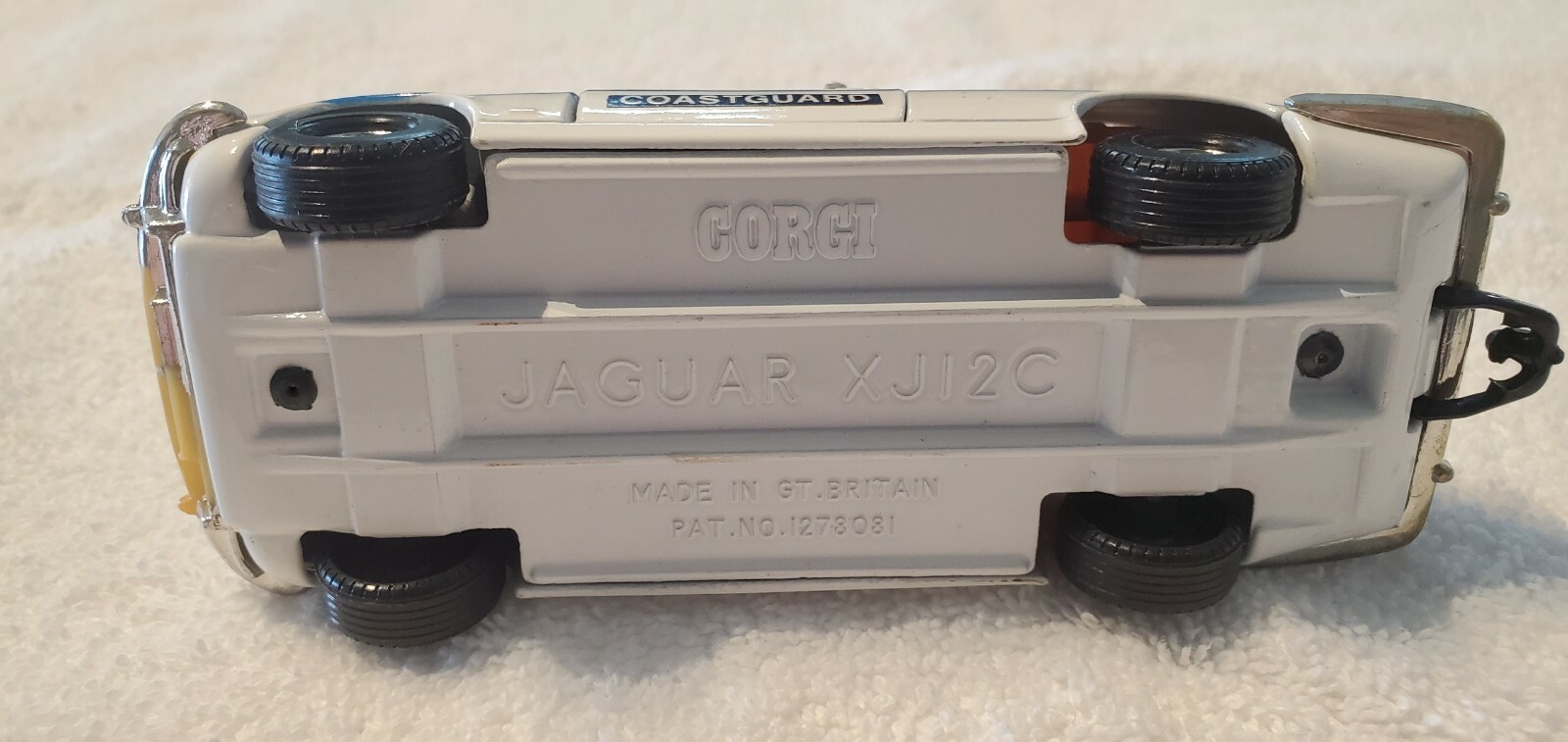 Vintage Original Corgi 414 Jaguar XJ12C Coast Guard Car Great Britain ...