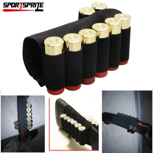 2pcs 8 Round 12/20 Gauge Shotgun Buttstock Shell Holder Elastic Ammo ...