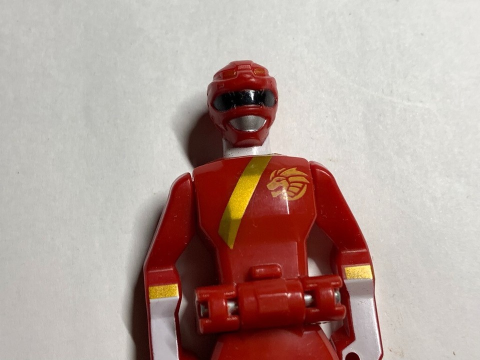 Blazing Lion Gao Red power ranger key Sentai Bandai Wild Force ...