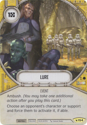 Star Wars Destiny: Lure [Mint/NM] Legacies SW Fantasy Flight Games FFG ...