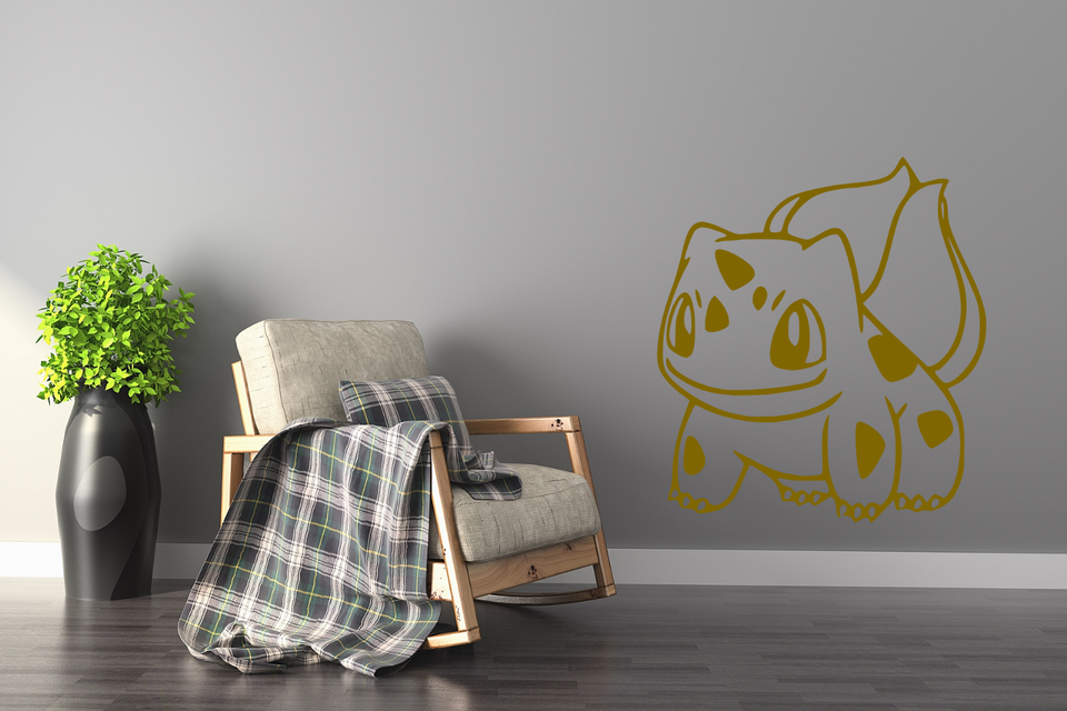 Bulbasaur Pokemon Vinyl Wall Art Decal Sticker Home Decor Crafts FI40 ...