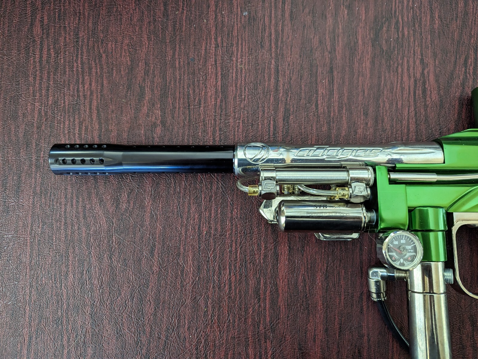 WGP 2K3 E-Blade Autococker - Paintball Marker - Upgraded - Green - E ...