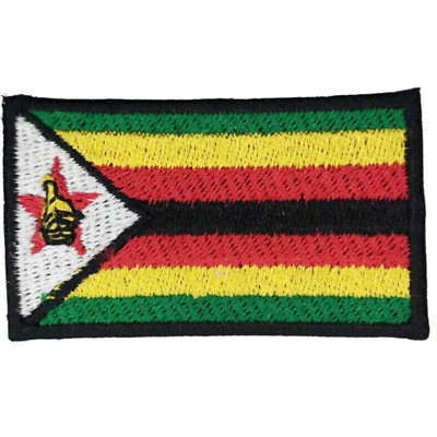 Zimbabwe National Country Flag Iron on Patch Embroidered Sew On International | eBay