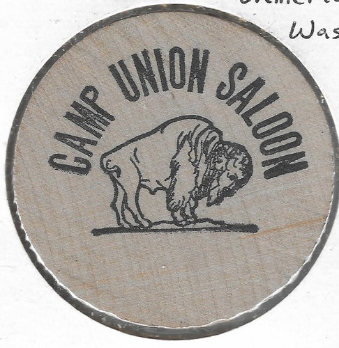 Camp Union Saloon, Bremerton, Washington, One Schooner, Buffalo Wooden ...