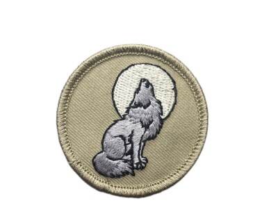 Howling Wolf Patrol BSA Licensed 2 x 2 inch Patch AVA0219 F7D8T | eBay