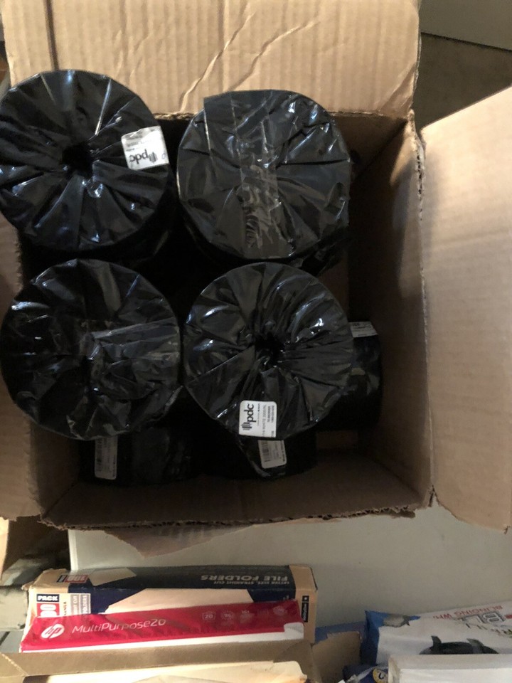 4 Rolls 2000 Each 8000 Total PDC Label Direct Thermal 1"C 2x1-1/4”White ...