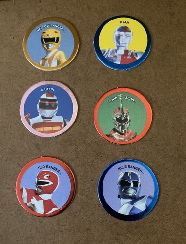 1994 Power Ranger Pogs Lot Of 6 | eBay