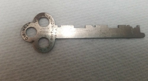 Antique Corbin Flat Skeleton Key, #SBP6, New Britian, Conn, 3" long | eBay